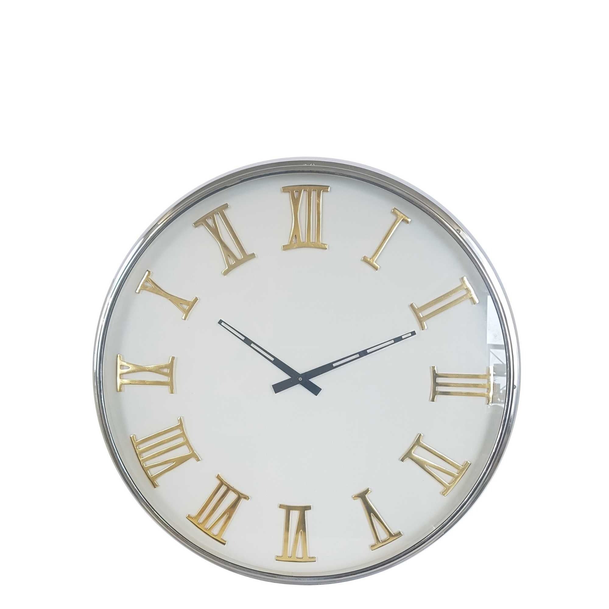 Silver & Gold Wall Clock – Odell Home